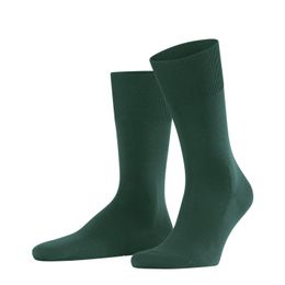 Falke Herren Socken "ClimaWool", Gr. 43, gr&uuml;n, Materialmix, unifarben, Socken, mit temperaturausgleichender Funktion, atmungsaktiv