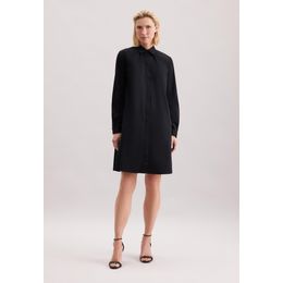 Seidensticker Damen Sommerkleid "Schwarze Rose", schwarz, Gr. 36, gl&auml;nzend, unifarben, 97% Baumwolle, 3% Elasthan, Kleider, 1/1 Kragen Uni