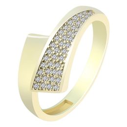 Adelia&acute;s ADELIA ́S Damen Fingerring "Damen Ring aus 333 Gold mit Zirkonia", 54gold, Fingerringe