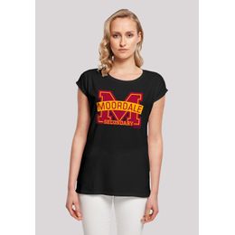 F4NT4STIC Damen T-Shirt "Sex Education Moordale Cracked M Logo2", schwarz, Gr. XXXL, Obermaterial: 100% Baumwolle, Shirts, Premium Qualit&auml;t