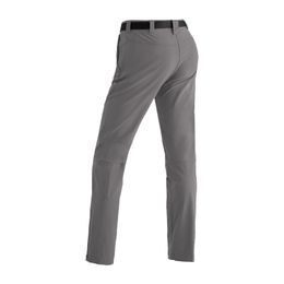 Maier Sports Damen Funktionshose "Inara slim", grau, Gr. 17, 90% Polyamid, 10% Elasthan, Hosen, Herren Wanderhose, atmungsaktive Outdoor-Hose, 4