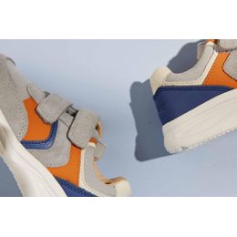 bisgaard Damen Sneaker "yuki Weite: normal", Gr. 31, grau, Leder, Textil, colorblocking, Schuhe, Freizeitschuh mit Lederfutter, Gr&ouml;&szlig;enschablone zum