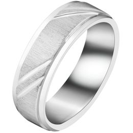 Adelia&acute;s ADELIA ́S Herren Fingerring "Herren Ring aus Edelstahl", 62, Edelstahl, silber, Edelstahl, Fingerringe