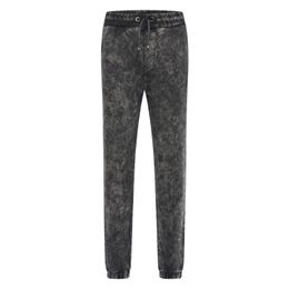 Rusty Neal Herren Sweathose, schwarz, Gr. XXXL, 100% Baumwolle, Hosen, mit verwaschenem Muster
