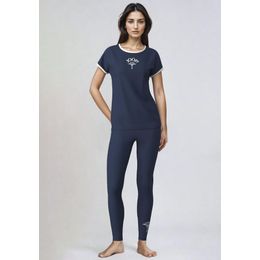 JOOP! JOOP Damen Leggings "Move", Gr. 42, blau, Obermaterial: 95% Modal, 5% Elasthan, Hosen, mit elastischem Bund f&uuml;r Komfort
