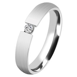 Adelia&acute;s ADELIA ́S Damen Fingerring "Damen Ring aus Edelstahl", 48, Edelstahl, silber, Edelstahl, Fingerringe