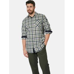 CHARLES COLBY Herren Karohemd "Hemd DUKE ARCHIBINE", blau, Gr. XXXL, Obermaterial: 100% Baumwolle CO., Hemden