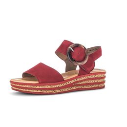 Gabor Damen Plateausandaletten "Plateau Sandale", Gr. 40rot, Schuhe