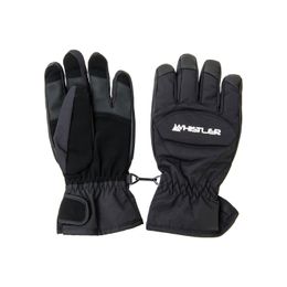WHISTLER M&auml;dchen Skihandschuhe "Slough Jr.", schwarz, Gr. 122, unifarben, 100% Polyester, Handschuhe, mit wasserdichter Herstellung