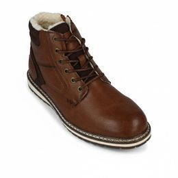 Wrangler Herren Winterstiefel "LIAM MEN MID", Gr. 44, braun, Synthetik, Schuhe