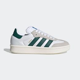 Damen Sneaker "SAMBA XLG", adidas originals, Gr. 42,5cloud wei&szlig;, collegiate gr&uuml;n, sanftes wei&szlig;, Leder, Schuhe, mit erh&ouml;hter Sohle und gepolsterter