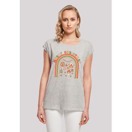 F4NT4STIC Damen T-Shirt "Merry Weihnachten Cozy Vibes", grau, Gr. 4XL, Obermaterial: 100% Baumwolle, Shirts, Premium Qualit&auml;t, Weihnachts-Kollection