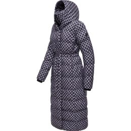 Ragwear Damen Steppmantel "Niara Long Print", lila, Gr. XXL, Au&szlig;enmaterial: 100% Polyester. Innenfutter: 100% Polyester. Wattierung: 100% Polyester,