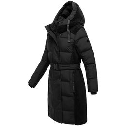 Navahoo Damen Wintermantel "Funkelteddy 14"schwarz, Gr. L, Obermaterial 1: 100% Polyester; Obermaterial 2: 100% Polyester; Innenfutter: 100%