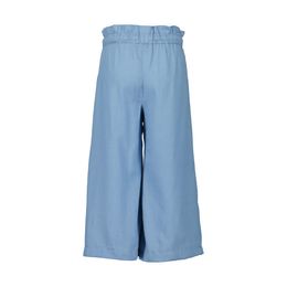 Blue Seven M&auml;dchen Schlupfhosemittelblau, Gr. 104, unifarben, Web, Obermaterial: 100% Baumwolle, Hosen, in modisch weiter Form, mit Bindeband in der