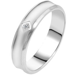 Adelia&acute;s ADELIA ́S Damen Fingerring "Damen Ring aus Edelstahl", 54, Edelstahl, silber, Edelstahl, Fingerringe