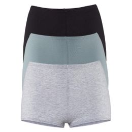 Damen Panty, PETITE FLEUR BY LASCANA, Gr. 40, blau, Obermaterial: 95% Baumwolle, 5% Elasthan, unifarben, Unterhosen, aus elastischer Baumwoll-Qualit&auml;t