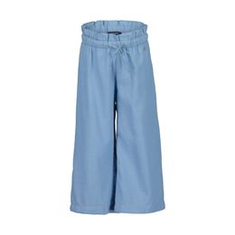 Blue Seven M&auml;dchen Schlupfhosemittelblau, Gr. 98, unifarben, Web, Obermaterial: 100% Baumwolle, Hosen, in modisch weiter Form, mit Bindeband in der