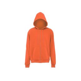 Yuka Zip-Up Hoodie male Orange size XXL