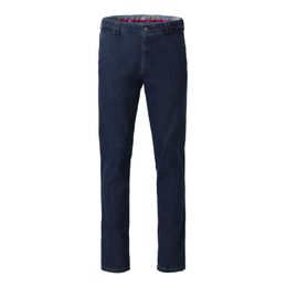 MEYER Herren 5-Pocket-Jeans "Roma", blau, Gr. 34, unifarben, 93% Baumwolle, 6% Polyester, 1% Elasthan, Jeans, aus Stretch-Denim mit Dehnbund