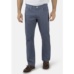 Stooker Men Herren 5-Pocket-Jeans "Frisco Print Straight Fit Jeans", blau, Gr. 34, Twill, 99% Baumwolle, 1% Elasthan, Jeans, Straight Fit Casual