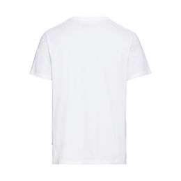 Camel Active Herren T-Shirt, wei&szlig;, Gr. XXL, bestickt, unifarben, Jersey, Obermaterial: 100% Baumwolle, Shirts, mit Rundhalsausschnitt