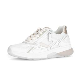 Gabor Damen Sneaker "Sneaker low", Gr. 40,5, wei&szlig;, Schuhe