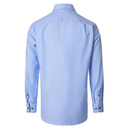 Venti Herren Businesshemd "Venti Businesshemd Langarm uni", blau, Gr. 44, unifarben, 100% Baumwolle, Hemden