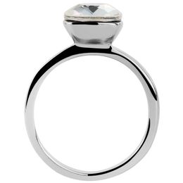 Adelia&acute;s ADELIA ́S Damen Fingerring "Damen Ring aus Edelstahl", 54, Edelstahlsilber, Edelstahl, Fingerringe