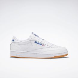 Reebok CLASSIC Herren Sneaker "CLUB C 85", Gr. 36,5, wei&szlig;, Leder, Schuhe