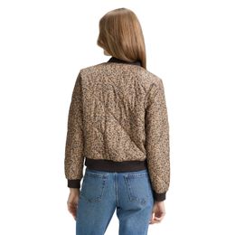 Damen Bomberjacke, braun, Gr. XXL, Tom Tailor Denim, Obermaterial: 100% Polyester. Futter: 100% Polyester, Jacken, mit Strukurmuster