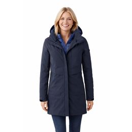 LPO Damen Funktionsparka "Mirell", blau, Gr. 42, Web, 100% Polyester, Jacken, 3 in 1 Mantel