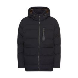 Camel Active Herren Funktionsjacke, schwarz, Gr. 58, unifarben, Steppware, Obermaterial: 100% Polyester, Jacken, mit Kapuze