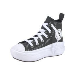 Converse Jungen Sneaker "CHUCK TAYLOR ALL STAR MOVE PLATFORM LEATHER", Gr. 27, schwarz-wei&szlig;, Leder, Schuhe