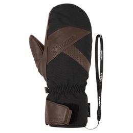 Ziener Herren F&auml;ustlinge "GETTERO-Z AS AW MITTEN", braun, Gr. 9,5, Materialmix, Handschuhe