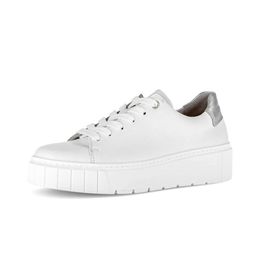 Sneaker Gabor "Sneaker low", Damen, Gr. 35,5, wei&szlig;, Schuhe Sneaker