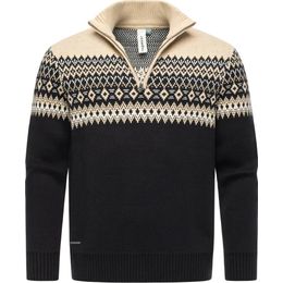 Ragwear Pullover Herren Gr&ouml;&szlig;e L beige / schwarz / wei&szlig;