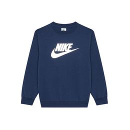 Nike Sportswear Sweatshirt 'CLUB FLC' Jungen Gr&ouml;&szlig;e 158/170 navy / wei&szlig;