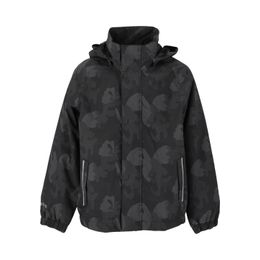 ZIGZAG Kinder Outdoorjacke "Dakota", schwarz, Gr. 92, mehrfarbig, 100% Polyester, Jacken, mit wasserabweisender Beschichtung