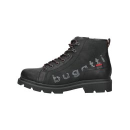 Bugatti Herren Schn&uuml;rstiefelette "Bugatti Stiefelette Lederimitat", Gr. 42schwarz, Lederimitat, Schuhe