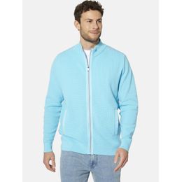 Babista Herren Strickjacke "Strickjacke TOLIN", blau, Gr. L, Obermaterial: 100% Baumwolle CO., Strickjacken