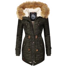 Navahoo Damen Wintermantel "La Viva", gr&uuml;n, Gr. S, Obermaterial: 100% Nylon. Futter: 100% Polyester. Wattierung: 100% Polyester. &Auml;rmelfutter: 100%
