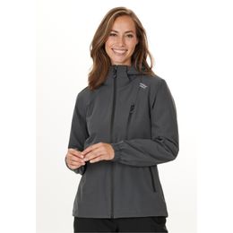 WEATHER REPORT Damen Outdoorjacke "CAMELIA W-PRO15000", grau, Gr. 46, bedruckt, mehrfarbig, 94% Polyester, 6% Elasthan, Jacken, mit wasserdichter