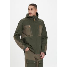 WHISTLER Herren Outdoorjacke "ELDON M", gr&uuml;n, Gr. L, unifarben, 65% Polyester, 35% Baumwolle, Jacken, aus atmungsaktivem Material