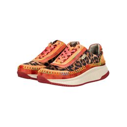 Laura Vita Damen Sneaker "Laura Vita Sneaker Leder/Textil", Gr. 40orange, Leder, Textil, Schuhe
