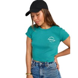 Billabong Damen T-Shirt "In The Sun"evergr&uuml;n, Gr. S, Obermaterial: 100% Walkfrottier;, Shirts
