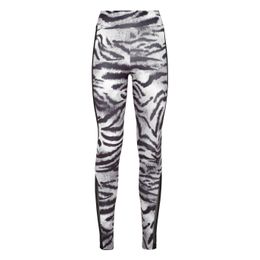 Plein Sport Damen Leggings "Tiger"0201, schwarz, wei&szlig;, Gr. XS, Obermaterial: 90% Polyester, 10% Elasthan, Hosen