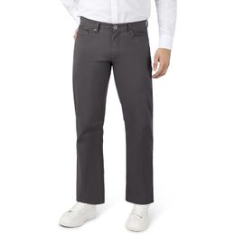 Stooker Men Herren 5-Pocket-Jeans "Frisco Print Straight Fit Jeans", grau, Gr. 36, Twill, 99% Baumwolle, 1% Elasthan, Jeans, Straight Fit Casual