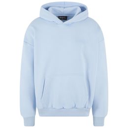 Kapuzenpullover DROPSIZE "Dropsize Herren Heavy Oversize HD Print Hoodie", Herren, Gr. M, babyblau, 70% Baumwolle, 30% Polyester, mehrfarbig, oversize, ohne Ausschnitt, Pullover Kapuzenpullover