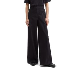 Marc O'Polo MARC O'POLO Damen Chinohose "aus Organic Cotton-Twill", schwarz, Gr. 38, unifarben, Twill, Obermaterial: 98% Baumwolle, 2% Elasthan, Hosen